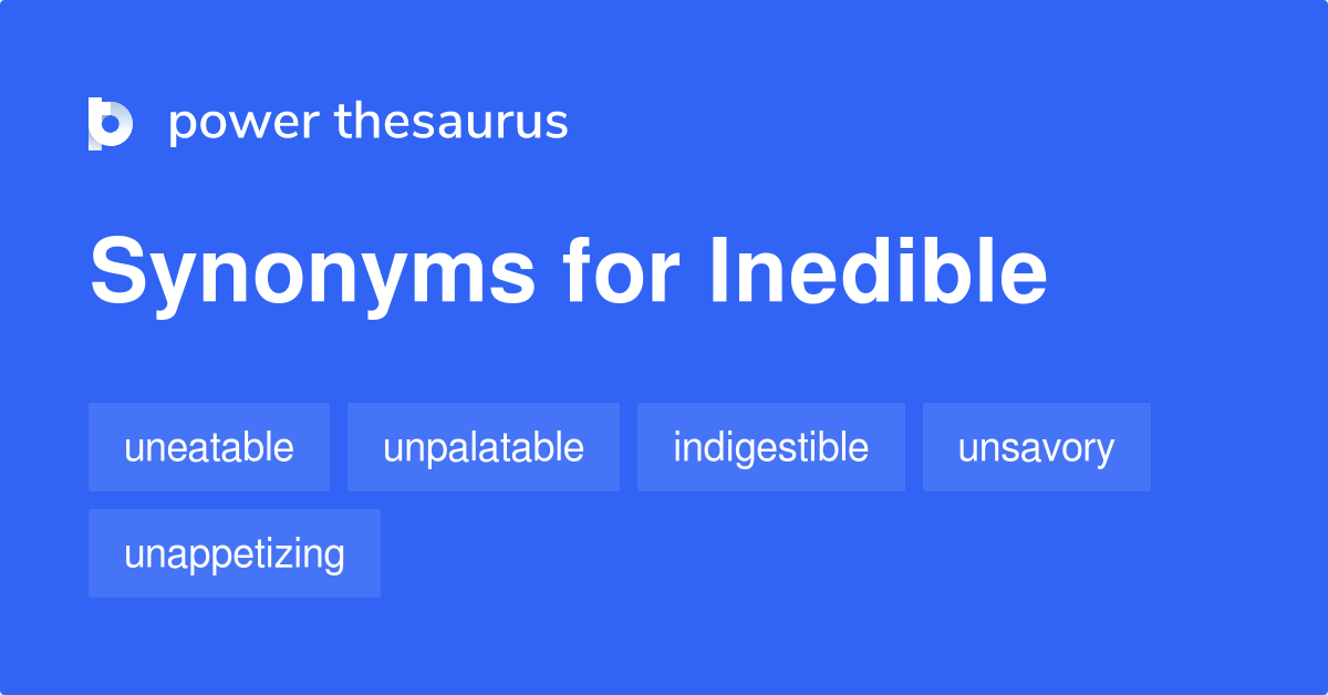 289 INEDIBLE Synonyms