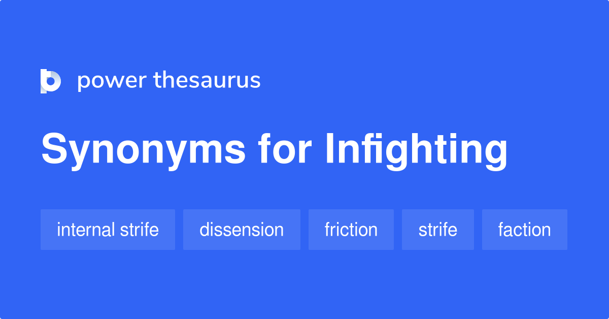 INFIGHTING Synonyms: 262 Similar Words & Phrases