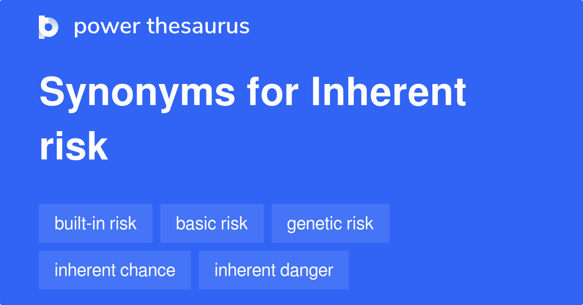 INHERENT RISK Synonyms: 31 Similar Phrases