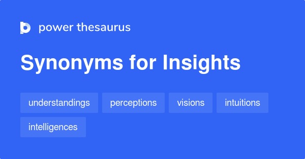 INSIGHTS Synonyms: 363 Similar Words & Phrases