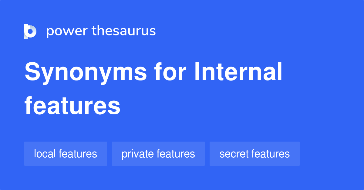 Internal Features synonyms - 56 Words and Phrases for Internal Features