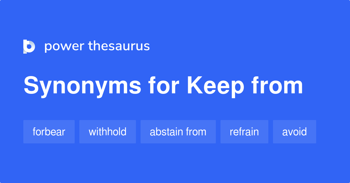 Keeping Synonym
