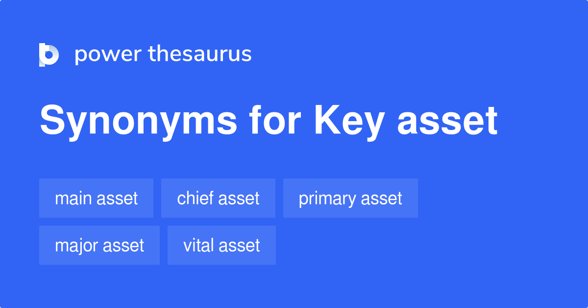 KEY ASSET Synonyms: 138 Similar Words & Phrases