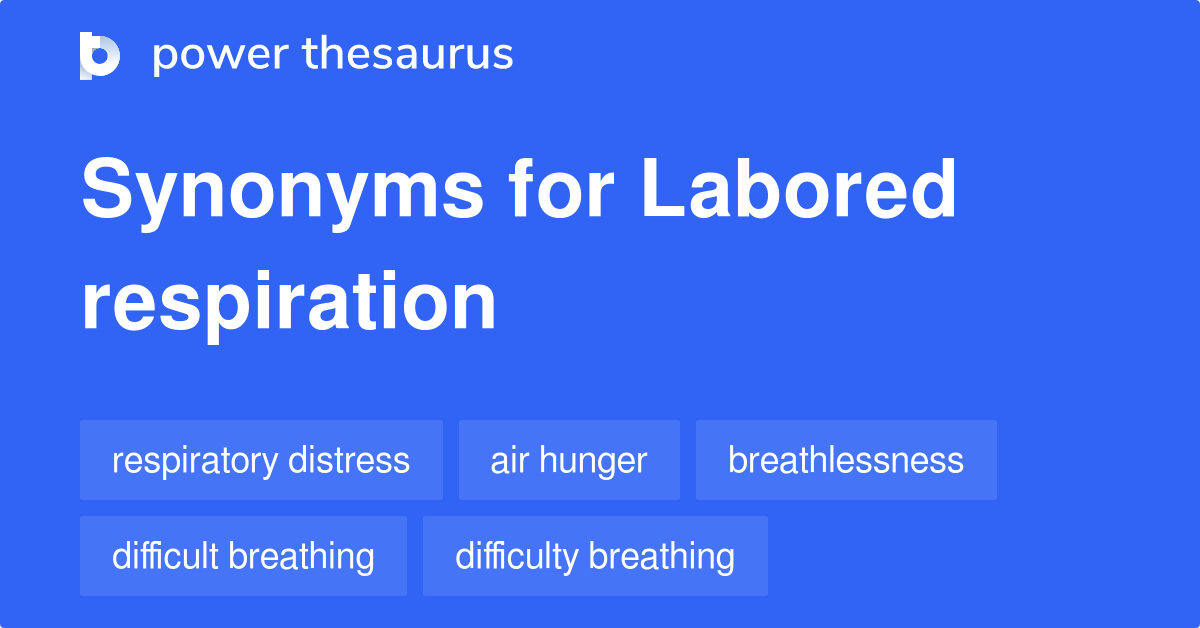 Labored Respiration synonyms - 37 Words and Phrases for Labored Respiration