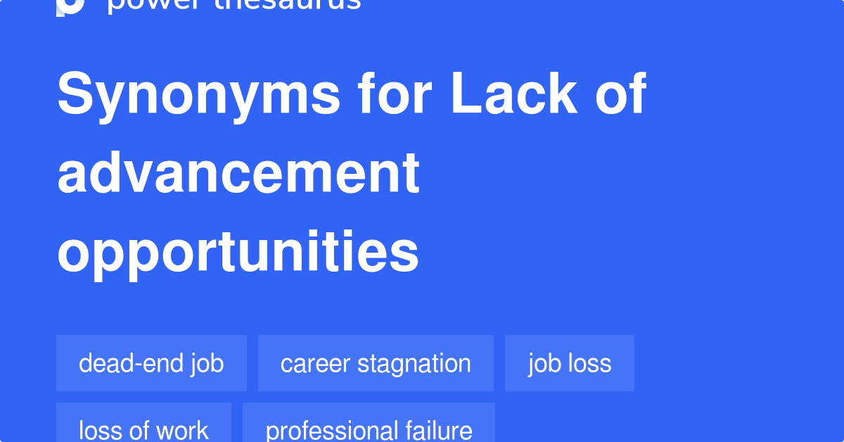 Advancement Opportunities