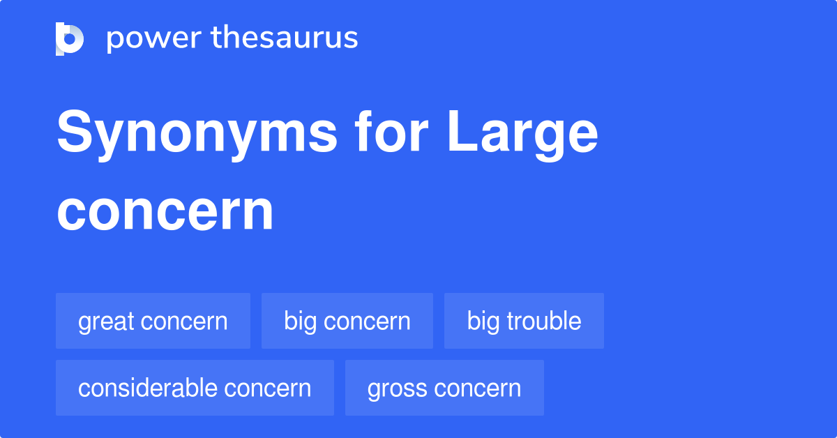 Large Concern synonyms - 10 Words and Phrases for Large Concern