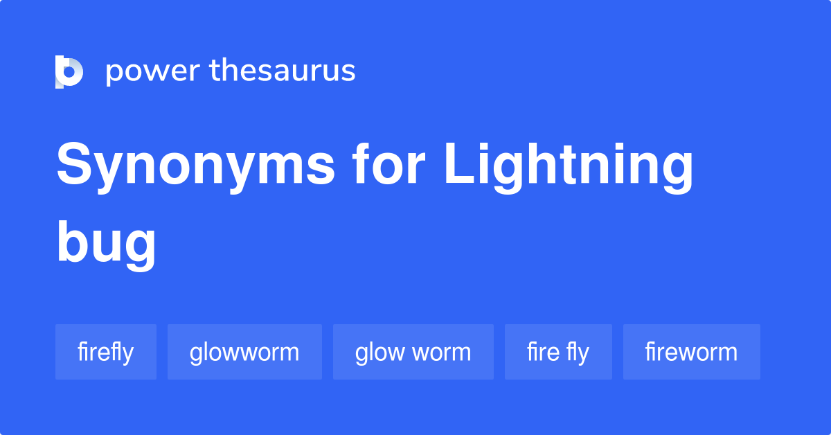 LIGHTNING BUG Synonyms: 51 Similar Words & Phrases