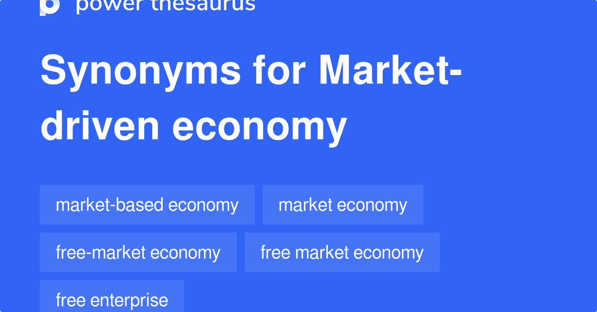 69 MARKET-DRIVEN ECONOMY Synonyms