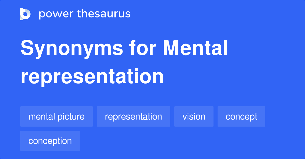 MENTAL REPRESENTATION Synonyms: 94 Similar Words & Phrases