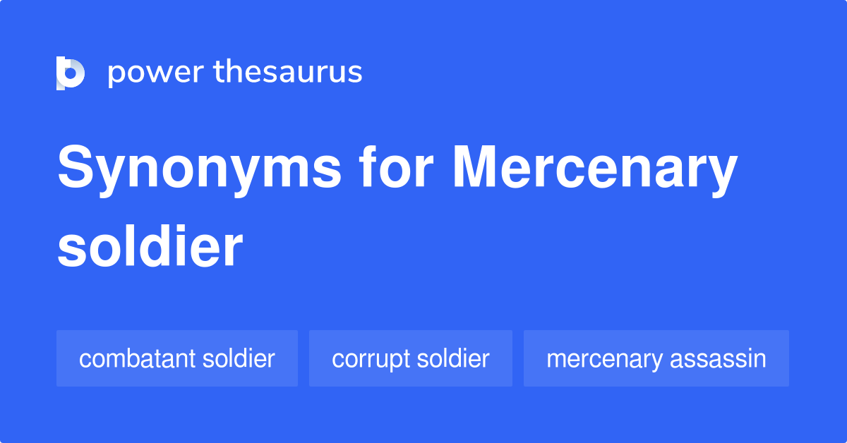 Mercenary Soldier Definition