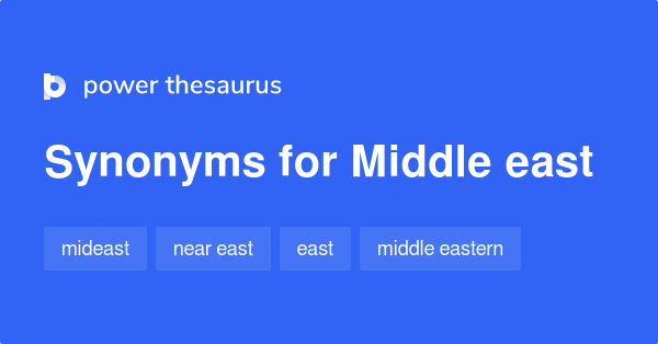 MIDDLE EAST Synonyms: 223 Similar Words & Phrases