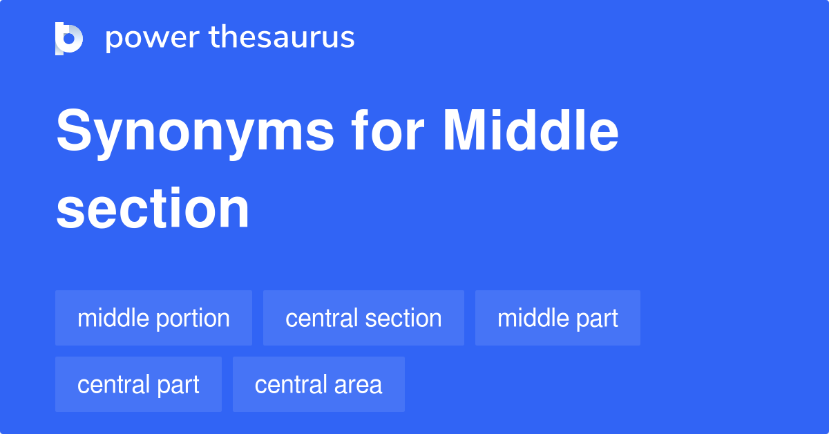MIDDLE SECTION Synonyms: 170 Similar Words & Phrases