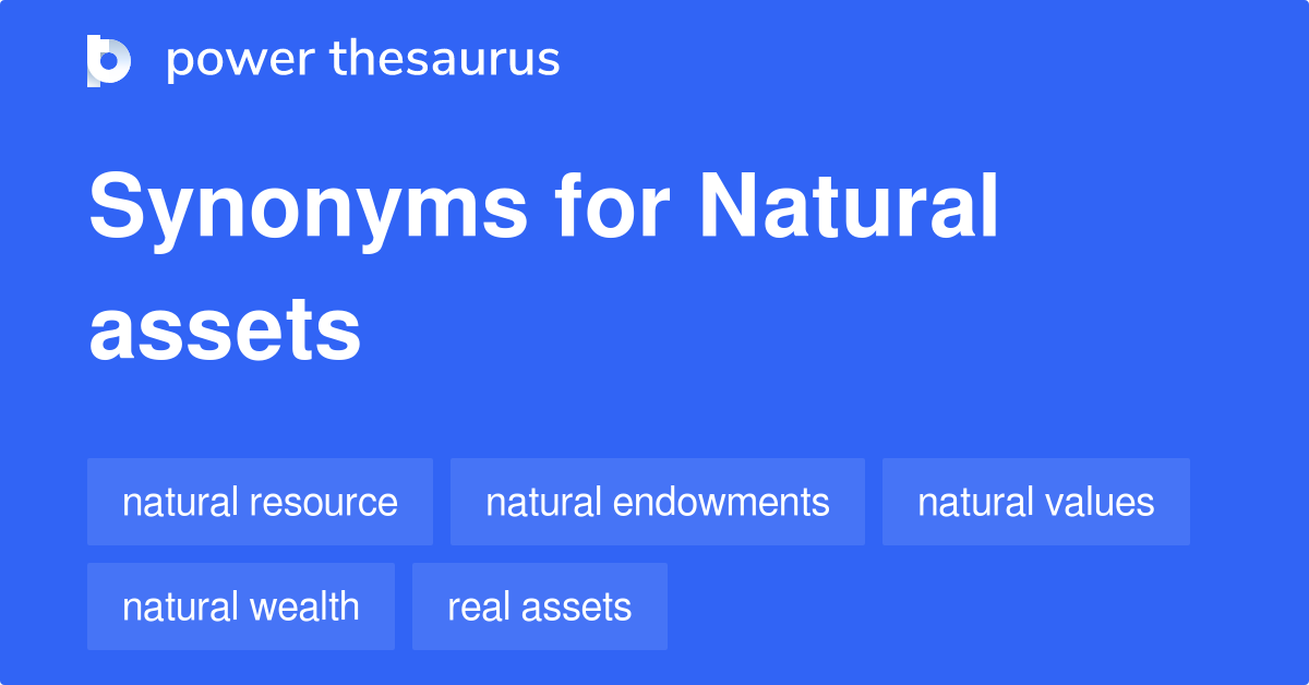 NATURAL ASSETS Synonyms: 79 Similar Words & Phrases