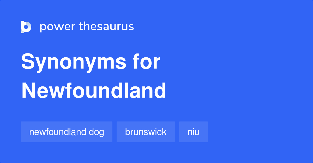 112 NEWFOUNDLAND Synonyms
