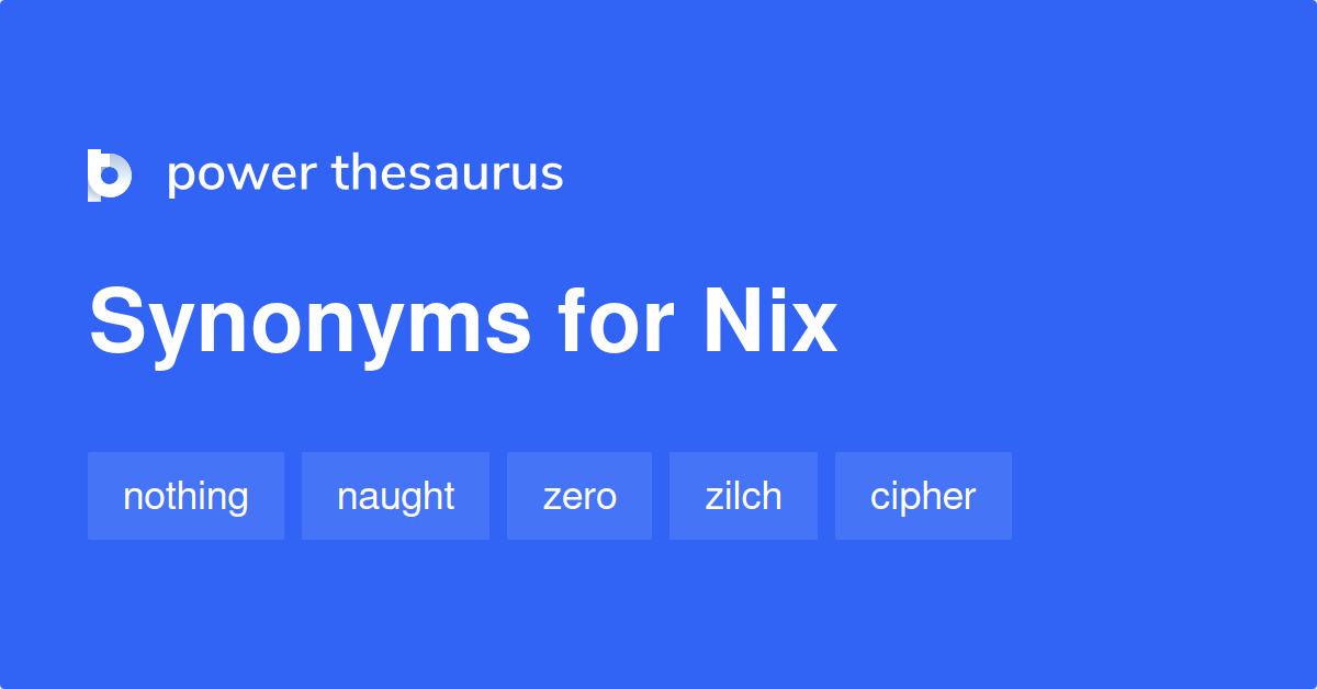 1 272 NIX Synonyms