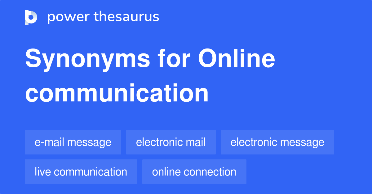 Communication Synonym