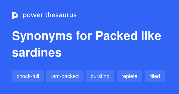 1 Idiom About Packed Like Sardines