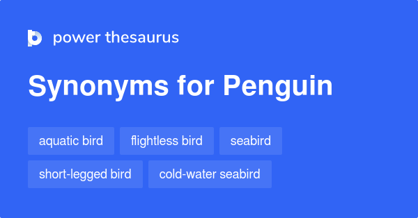 PENGUIN Synonyms: 86 Similar Words & Phrases