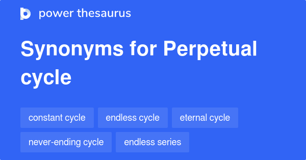 PERPETUAL CYCLE Synonyms: 186 Similar Words & Phrases