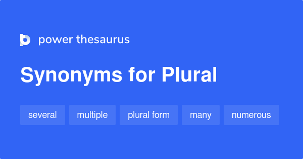 PLURAL Synonyms: 178 Similar Words & Phrases