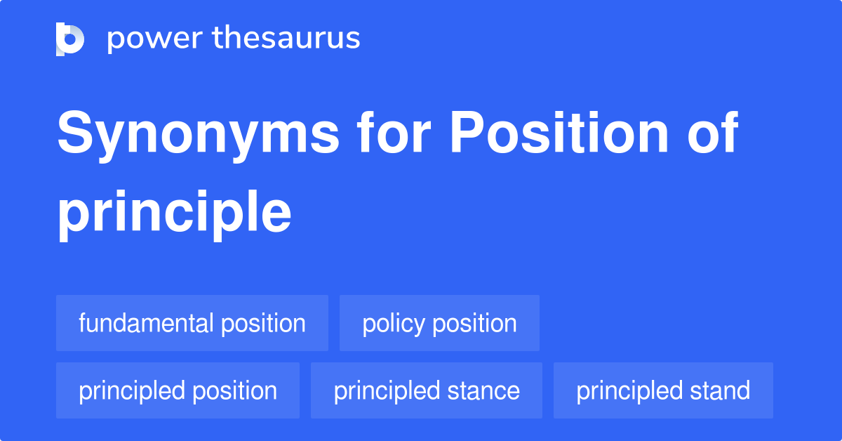 Position Of Principle synonyms - 28 Words and Phrases for Position Of ...