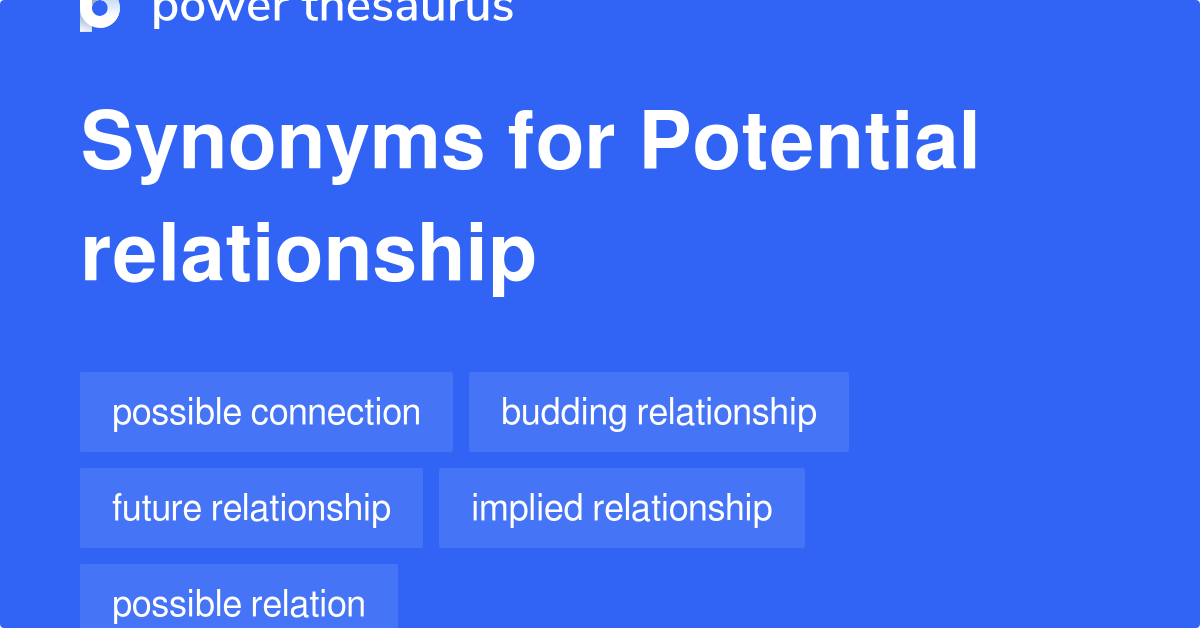 Potential Relationship synonyms - 96 Words and Phrases for Potential ...