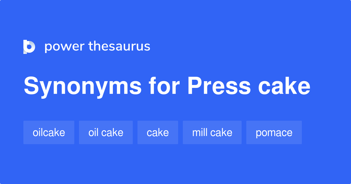 Press Cake synonyms - 20 Words and Phrases for Press Cake