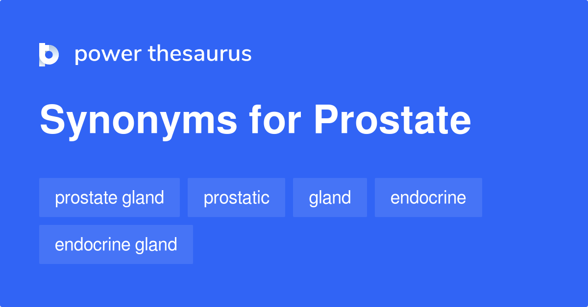 PROSTATE Synonyms: 87 Similar Words & Phrases