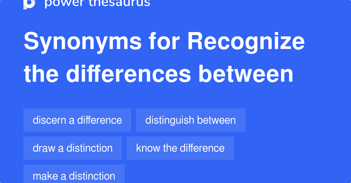 Recognize The Differences Between synonyms - 204 Words and Phrases for ...
