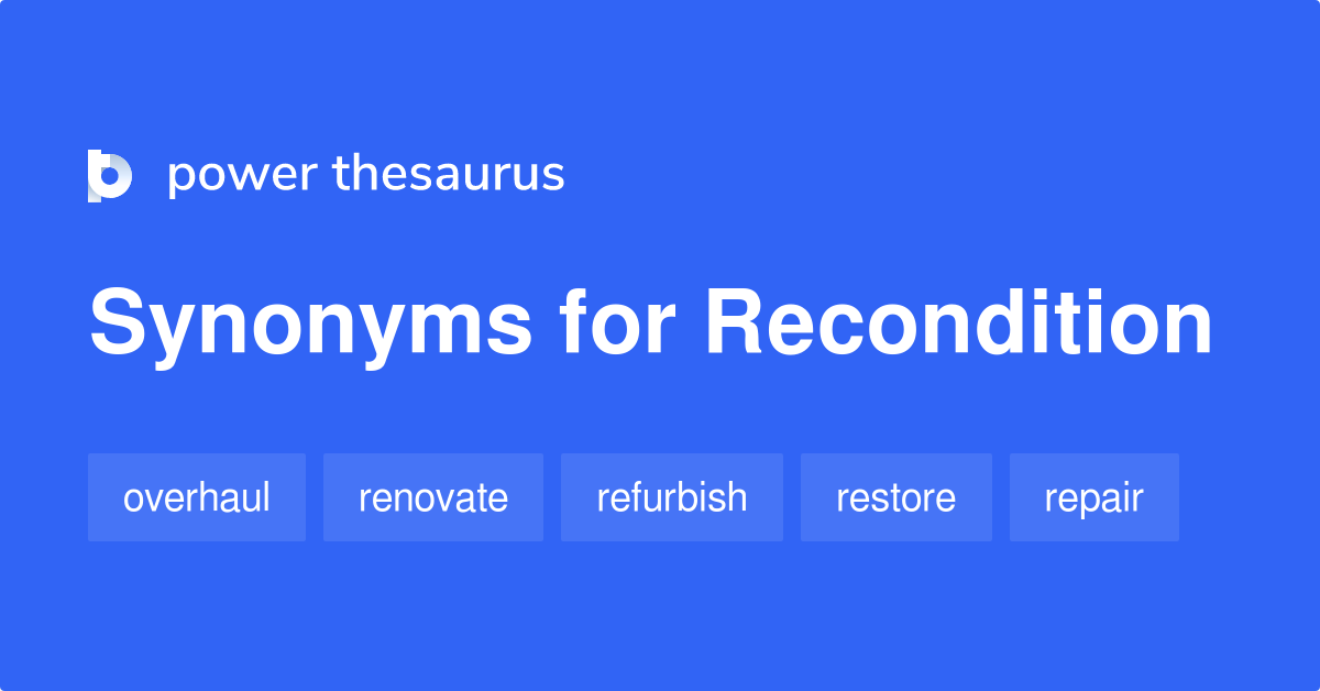 653 RECONDITION Synonyms