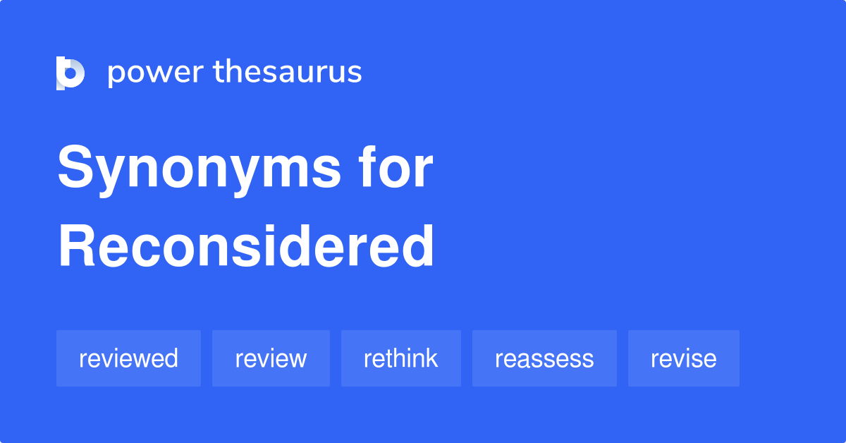 352 RECONSIDERED Synonyms