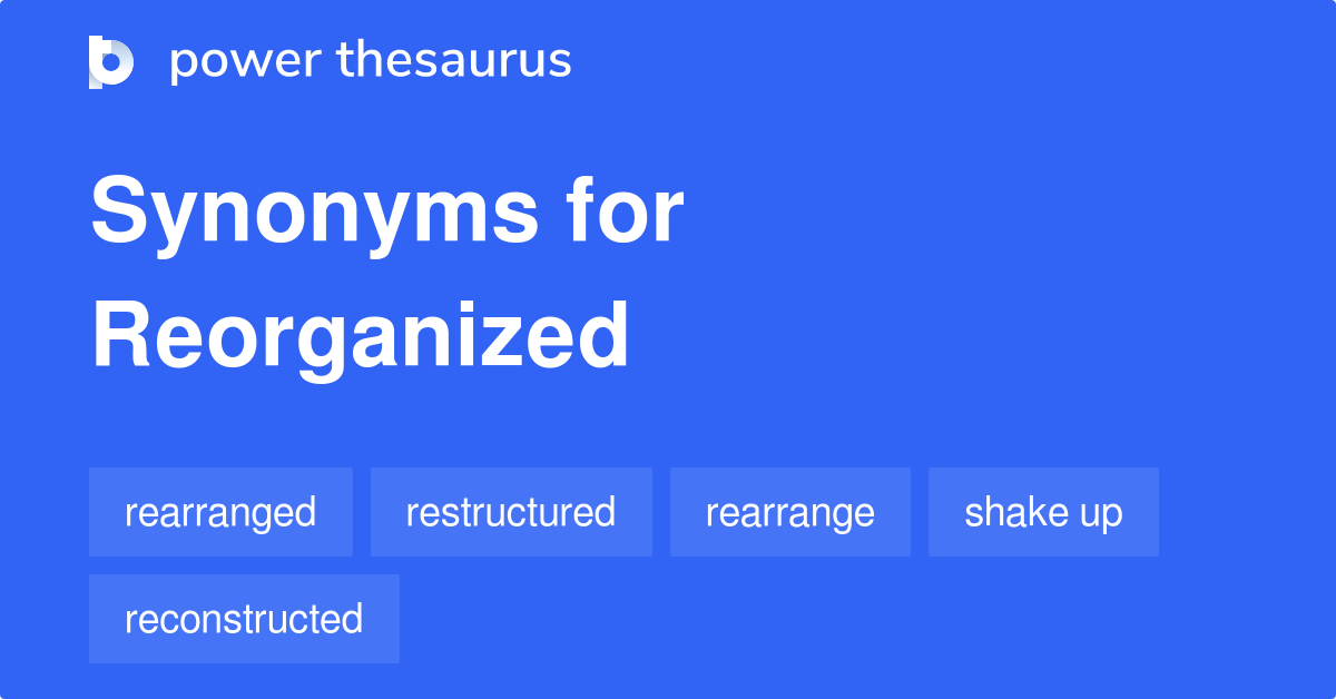 625 REORGANIZED Synonyms