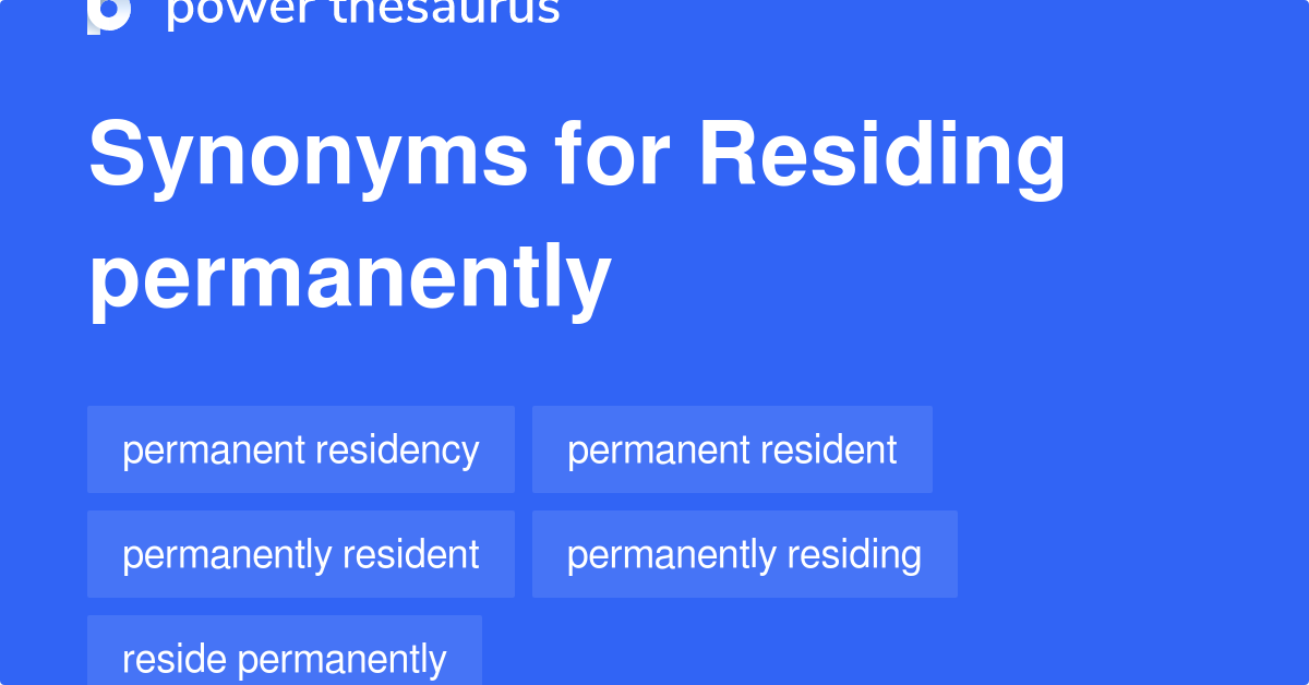 Permanently Synonym