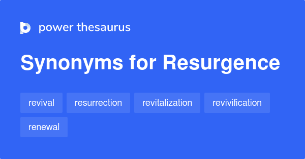 RESURGENCE Synonyms: 607 Similar Words & Phrases