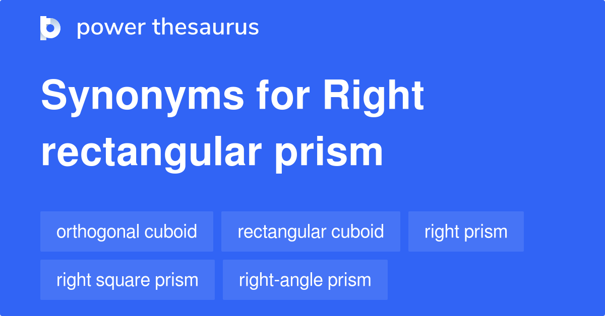 Right Rectangular Prism