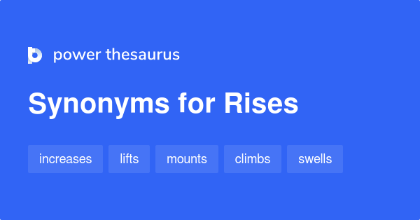 RISES Synonyms: 1 163 Similar Words & Phrases