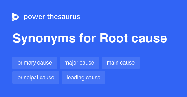 ROOT CAUSE Synonyms: 572 Similar Words & Phrases