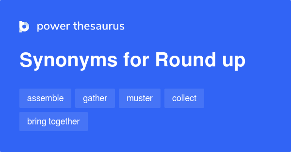 ROUND UP Synonyms: 581 Similar Words & Phrases