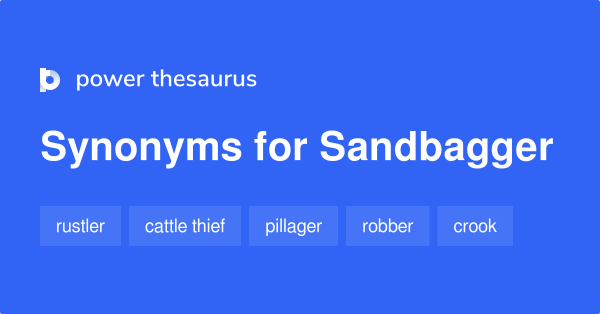 SANDBAGGER Synonyms: 110 Similar Words & Phrases