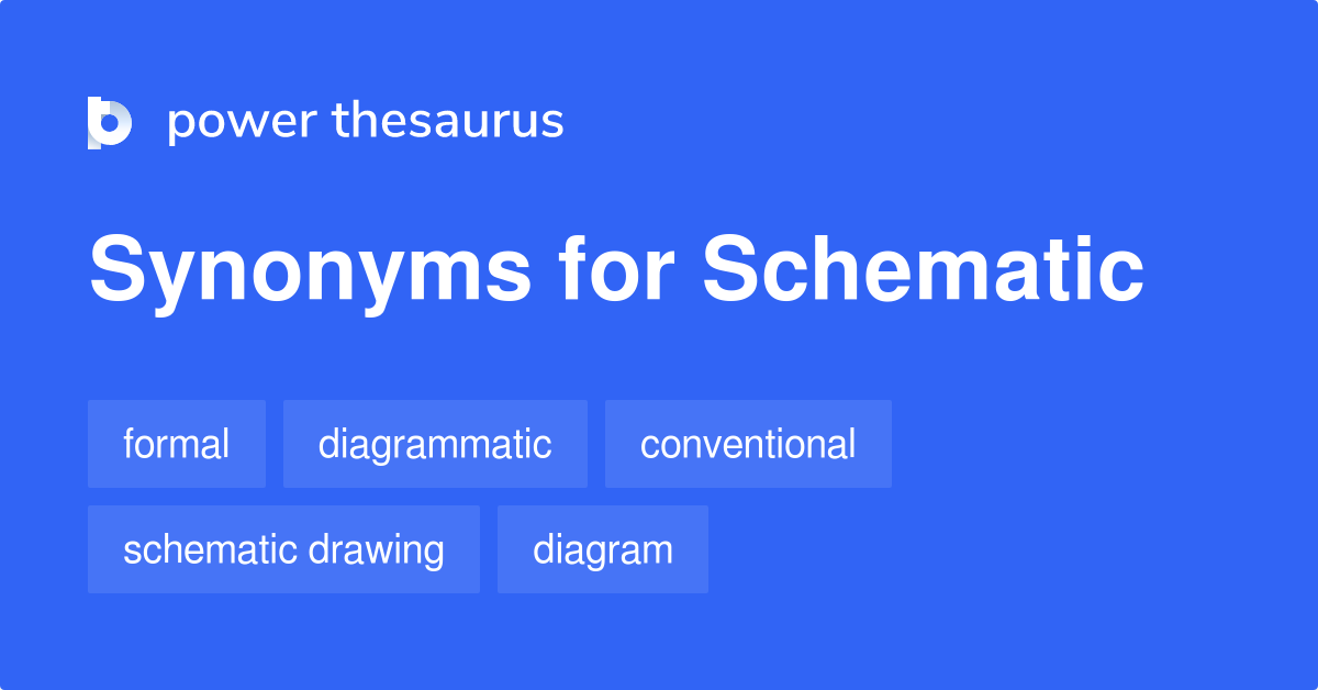 SCHEMATIC Synonyms: 259 Similar Words & Phrases