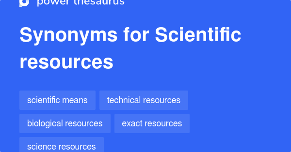 47 SCIENTIFIC RESOURCES Synonyms