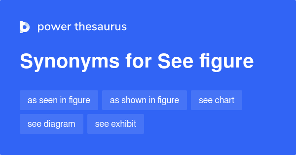See Figure synonyms - 48 Words and Phrases for See Figure