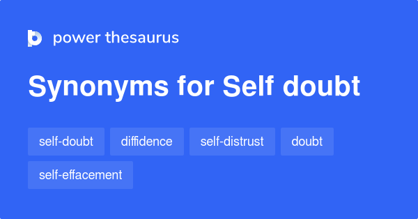 SELF DOUBT Synonyms: 76 Similar Words & Phrases