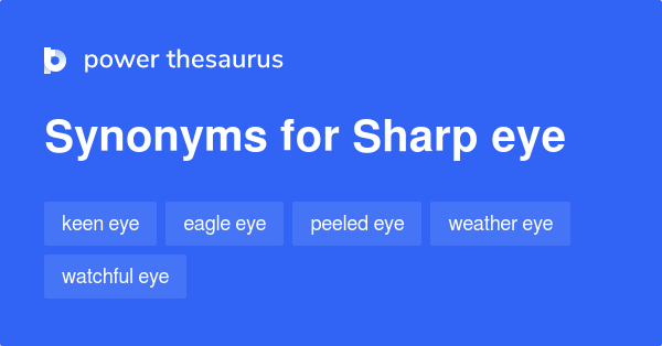 SHARP EYE Synonyms: 203 Similar Words & Phrases