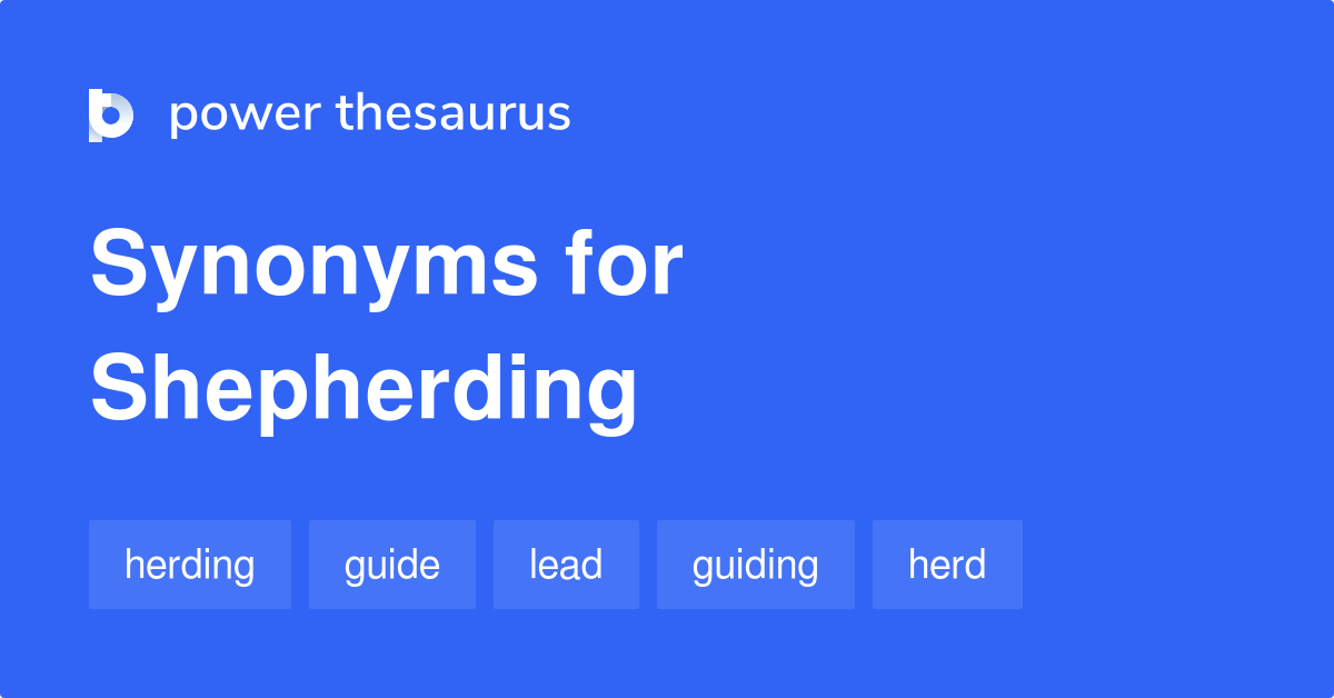 SHEPHERDING Synonyms: 101 Similar Words & Phrases