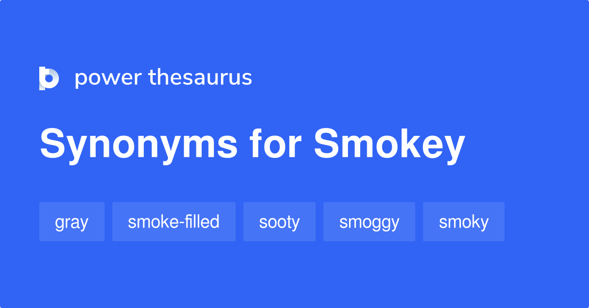 SMOKEY Synonyms: 36 Similar Words & Phrases