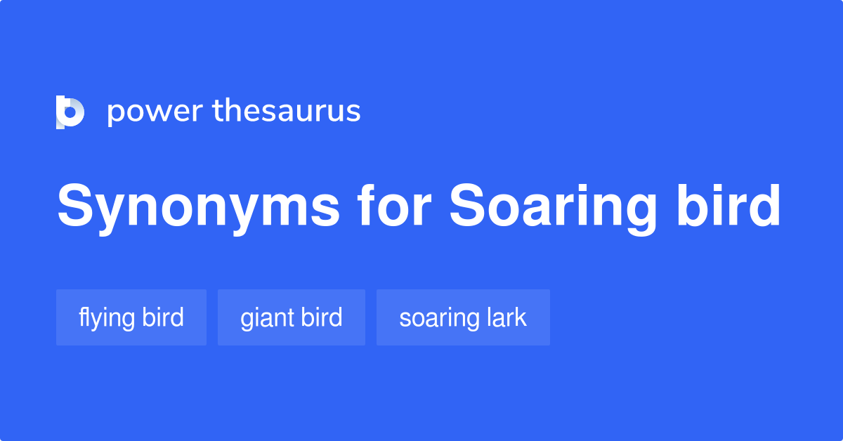 Soaring Bird synonyms - 44 Words and Phrases for Soaring Bird