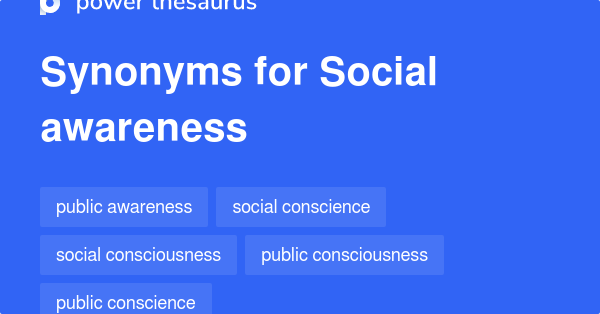 SOCIAL AWARENESS Synonyms: 155 Similar Words & Phrases