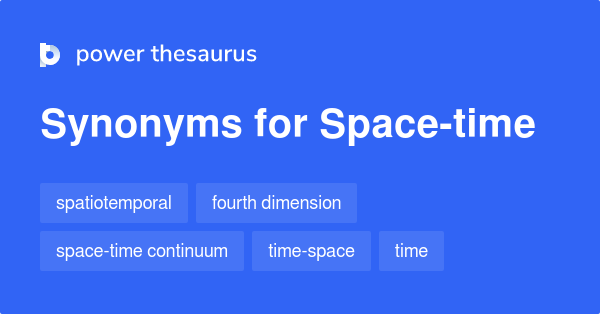 SPACE-TIME Synonyms: 118 Similar Words & Phrases