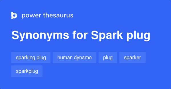 SPARK PLUG Synonyms: 608 Similar Words & Phrases
